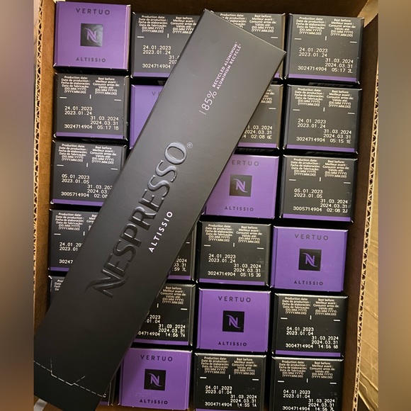 Nespresso | Other | Custom Bundle Nespresso Vertuo Altissio 4ml Coffee Sleeve Bundle Of Ten ...
